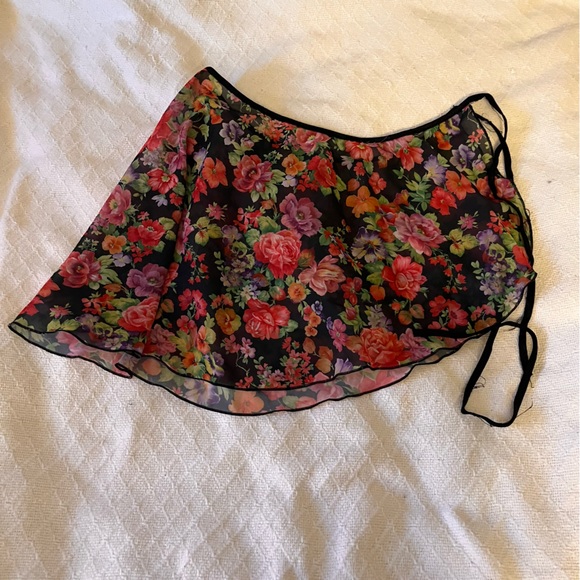 Body Wrappers | Skirts | Floral Body Wrappers Ballet Wrap Skirt | Poshmark